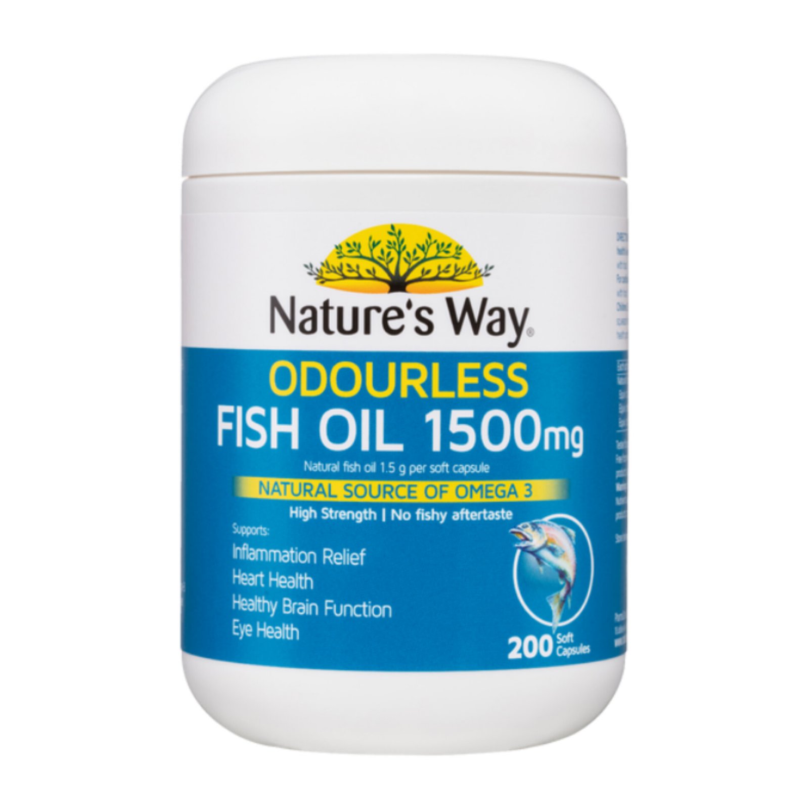 Nature Way Odourless Fish Oil, Omega-3 | Kidspasal