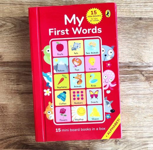 My First Words" 15 Mini Books Set for Kids | Kidspasal
