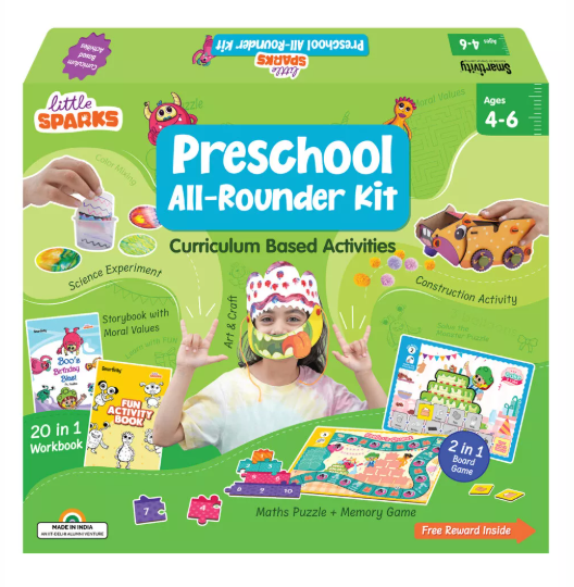 Smartivity Little Sparks Pre-School Learning Kit For Kids Age 4 to 6 ...